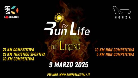 Acqua S. Antonio è sponsor di Run For Life 2025 | Refresco